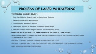 DENIM DRY WASHING PROCESS | PPTX