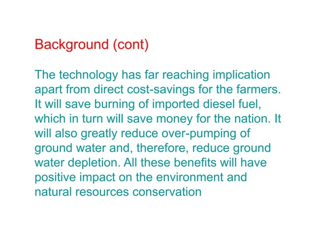 Irrigation water Management, Alternate weting and drying AWD | PPT