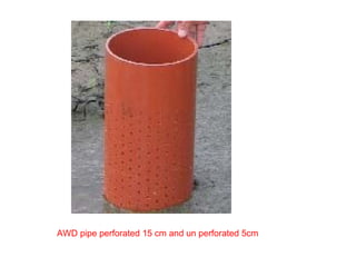 Alternate weting and drying AWD, technology for rice | PPT