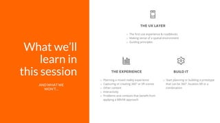 Mixed Reality webAR webVR workshop using awe.media | PPT