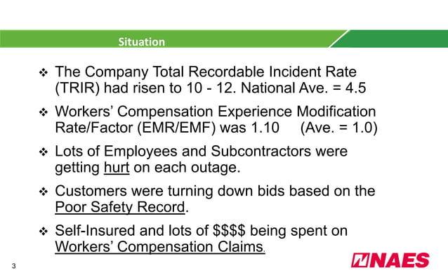The Journey Towards Incident & Injury Free - One Contractor's ...