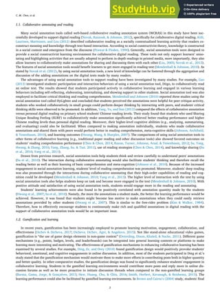 A Web-Based Collaborative Reading Annotation System With Gamification Mechanisms To Improve ...