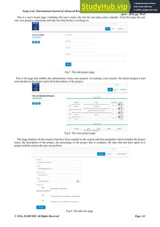 A Web-Based Project Management System | PDF | Computing | Technology ...