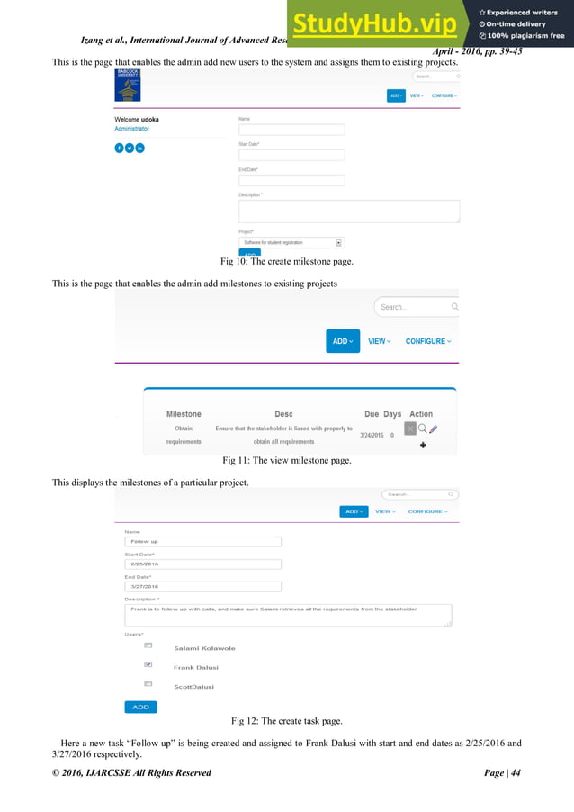 A Web Based Project Management System Pdf Computing Technology