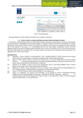 A Web-Based Project Management System | PDF | Computing | Technology ...