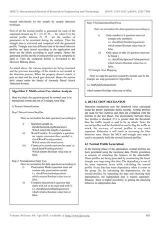 A web application detecting dos attack using mca and tam | PDF