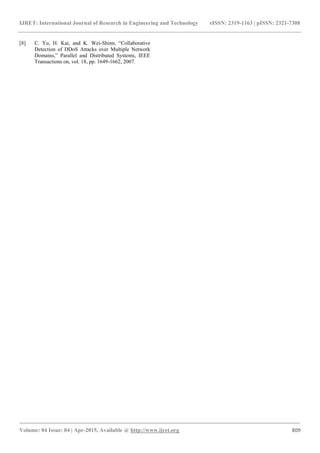 A web application detecting dos attack using mca and tam | PDF