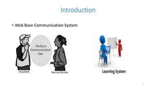 Communication System for Deaf and Dumb(Software System). | PPTX
