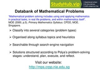 A Website Resource For Mathematical Problem Solving | PPT