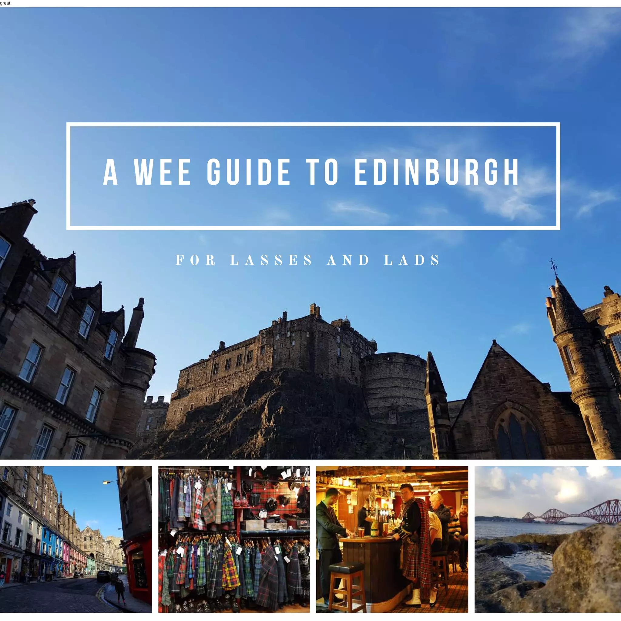 Citytravelreview/Curso: A wee guide to Edinburgh | PDF