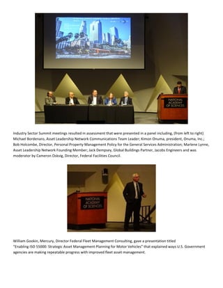 A Week of Federal Asset Management Leadership in Washington, D.C. | PDF