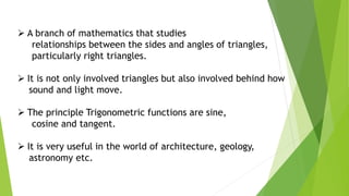 Trigonometry | PPTX