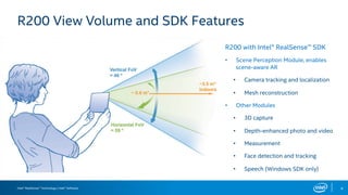Augmented Reality with the Intel® RealSense™ SDK and R200 Camera | PDF