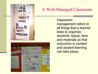 A Well Managed Classroom | PPT