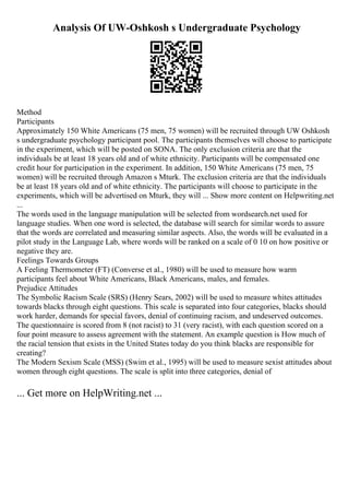 A Well-Structured Essay Consists Of A | PDF