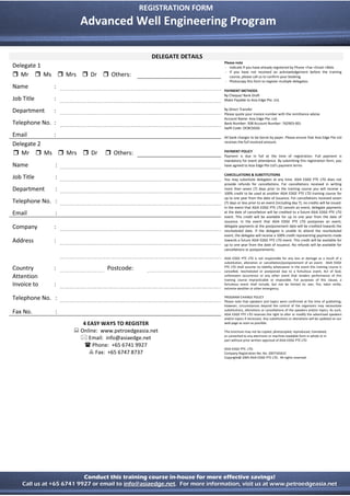 ADVANCED WELL ENGINEERING PROGRAM (AWEP) | PDF