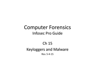 Malware forensics | PPT
