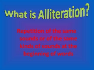 Awesome alliteration | PPT
