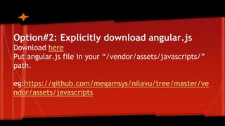 Building a dashboard using AngularJS | PPTX | Web Development | Internet