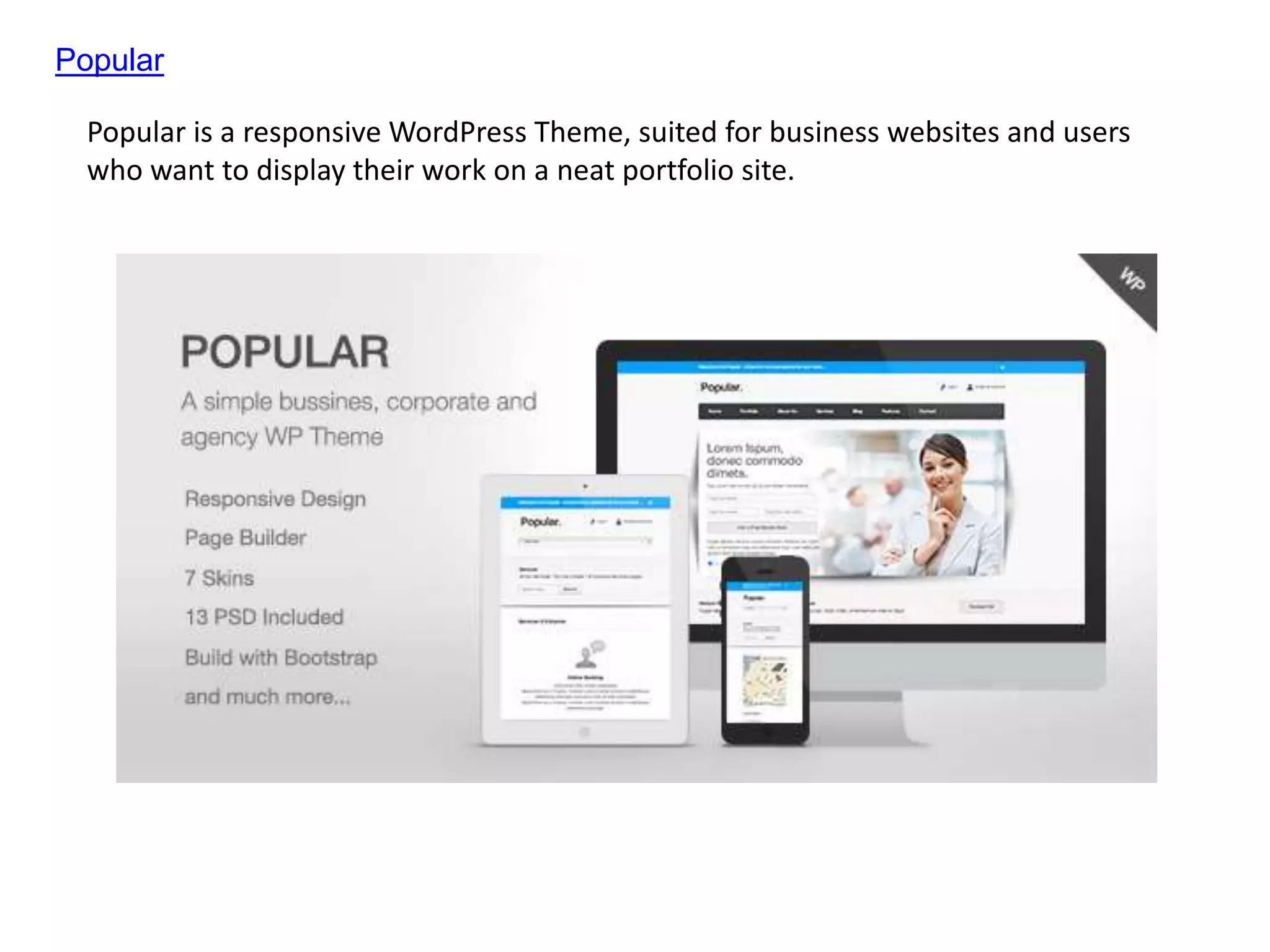 Awesome list of WordPress Bootstrap Themes for Inspiration