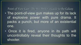 Awesome movie weapons part i | PPTX