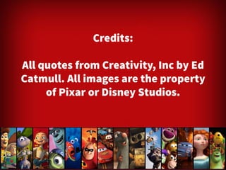 Awesome Quotes from Creativity Inc—Inspirational Quotes from Ed Catmull ...