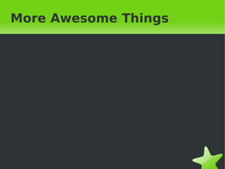 Awesome things | ODP