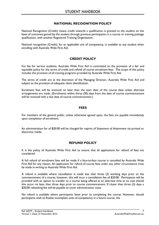 Queensland First Aid student handbook | PDF