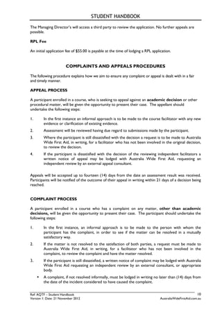 Queensland First Aid student handbook | PDF