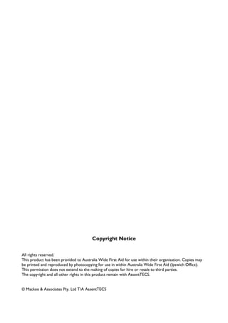 Queensland First Aid student handbook | PDF