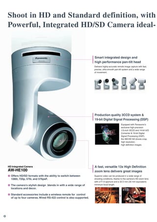 Panasonic AW-HE100E | PDF