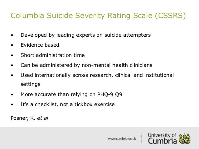 A whole campus approach to suicide prevention and intervention