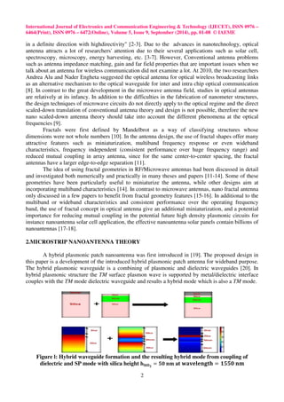 A wideband hybrid plasmonic fractal patch nanoantenn | PDF