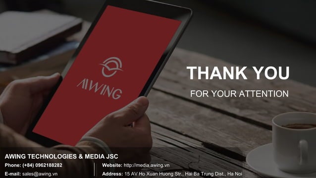 AWING - leading in Wi-Fi advertising platform | PPT