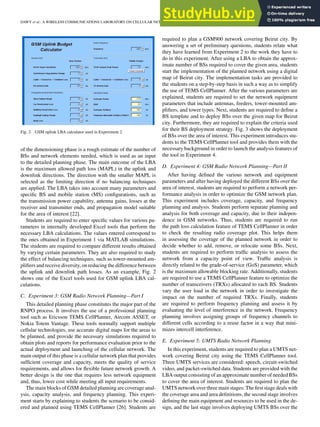 A Wireless Communications Laboratory On Cellular Network Planning | PDF