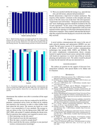 A Wireless Communications Laboratory On Cellular Network Planning | PDF