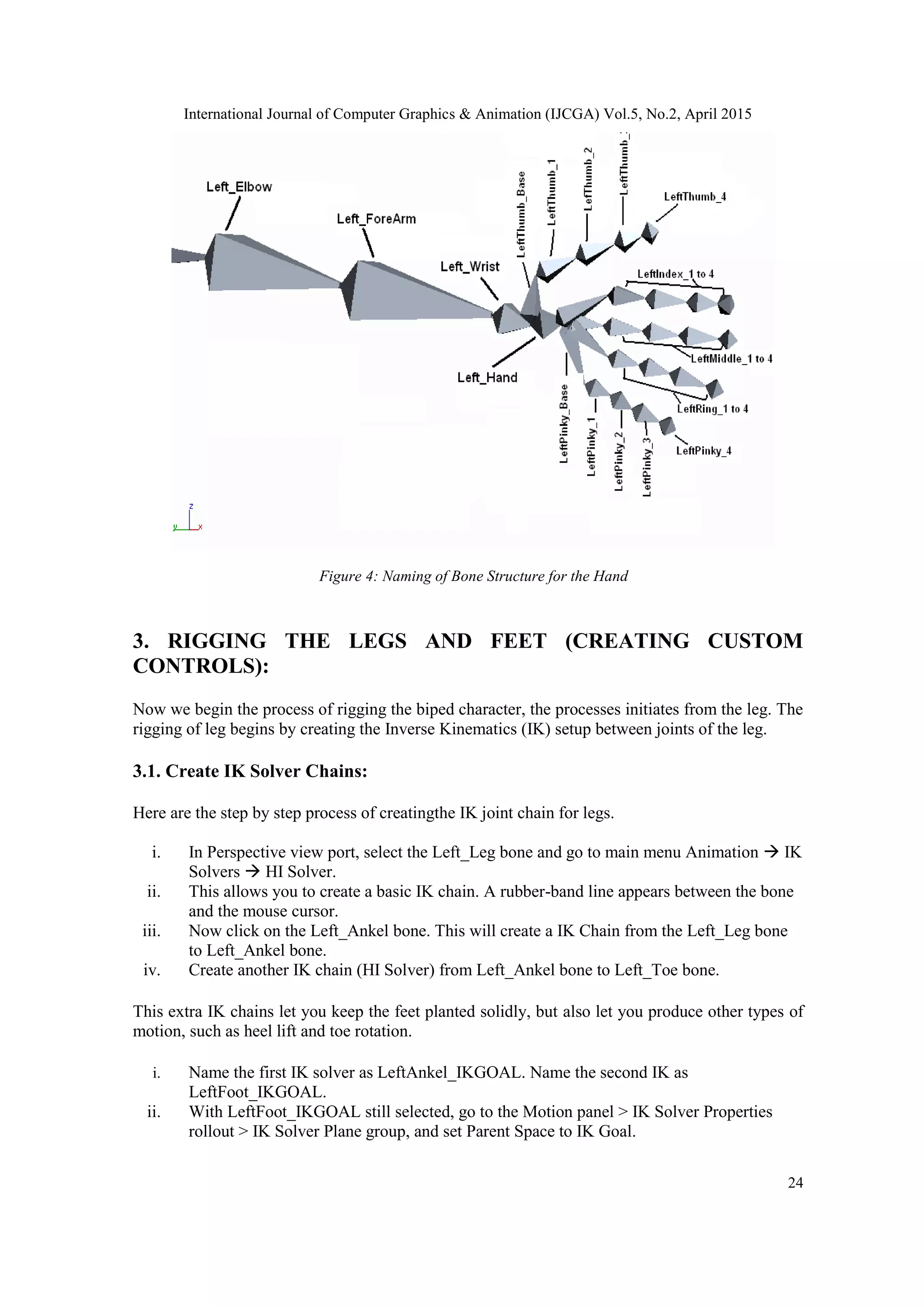A Wire Parameter and Reaction Manager basedBiped Character Setup and ...