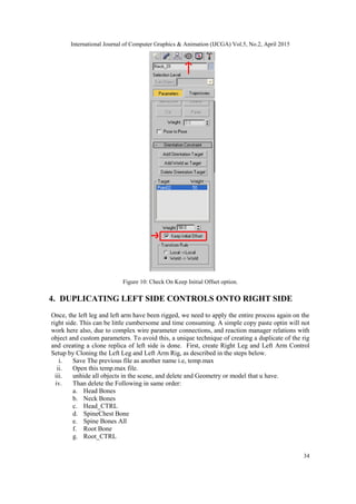 A Wire Parameter and Reaction Manager basedBiped Character Setup and ...