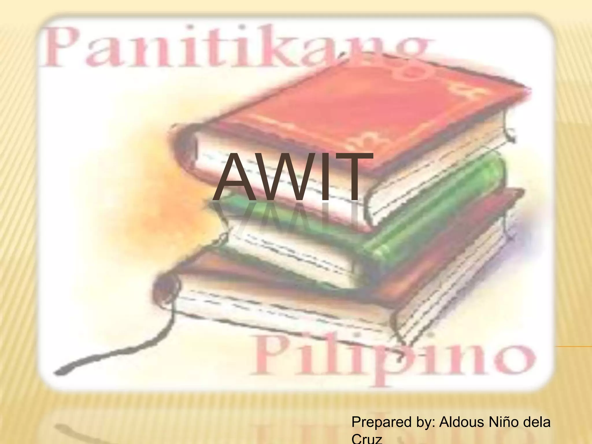 Awit | PPTX