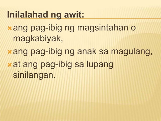 Awit | PPTX