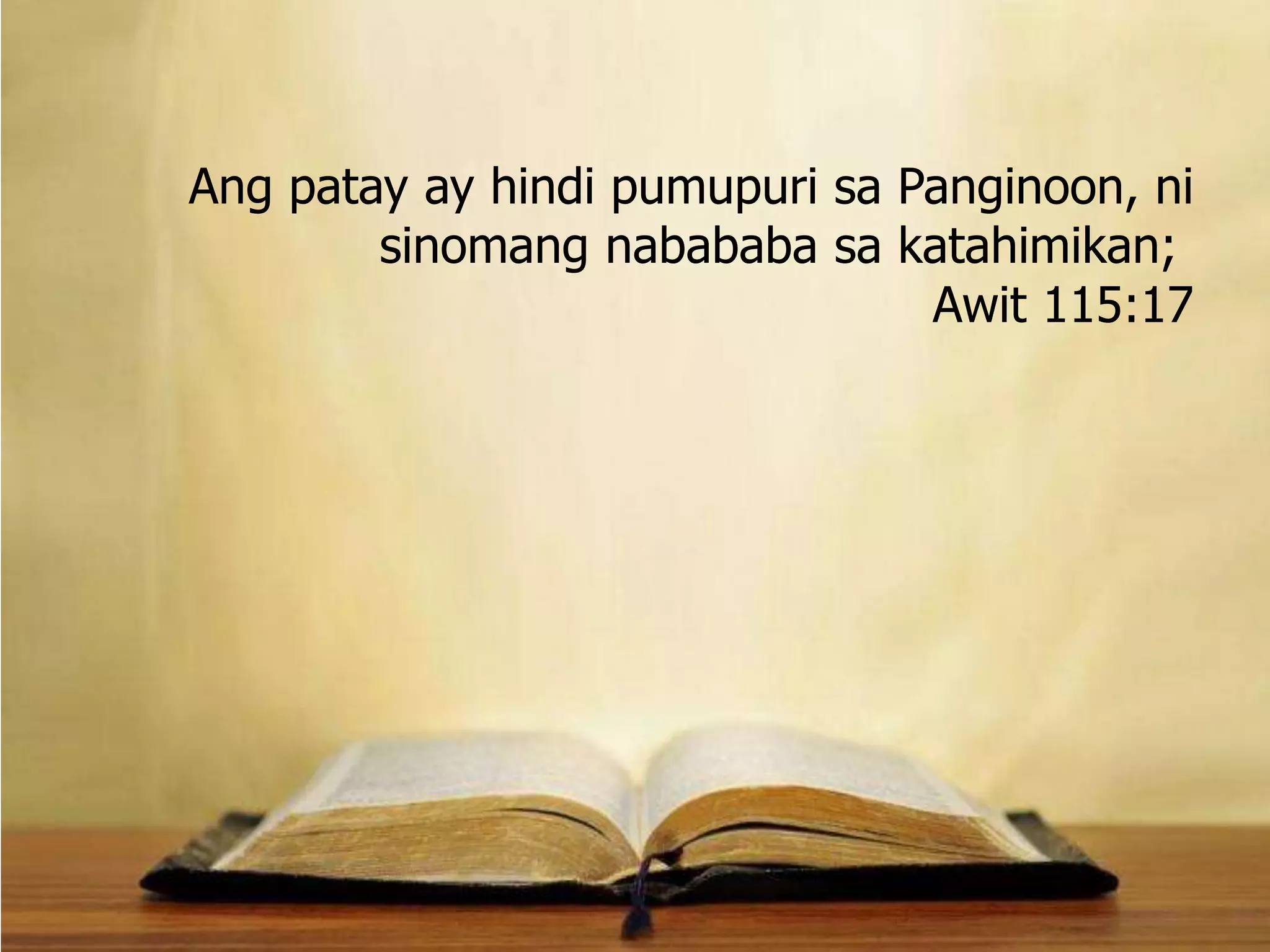 Awit 115 Tagalog | PPTX