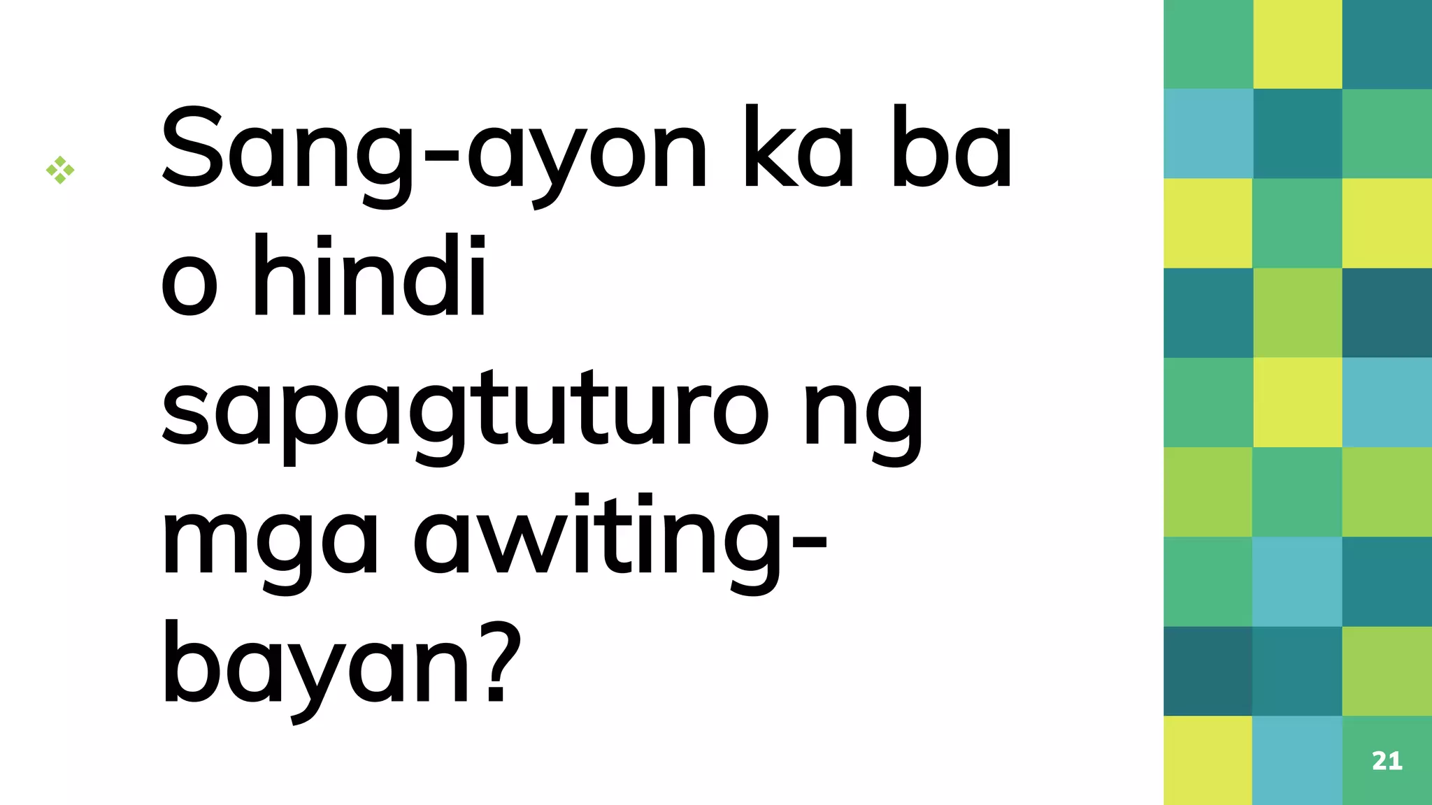 Awiting-bayan-Filipino 7 | PPTX