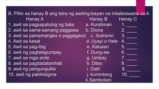 Awiting bayan at bulong ng kabisayaan | PPTX