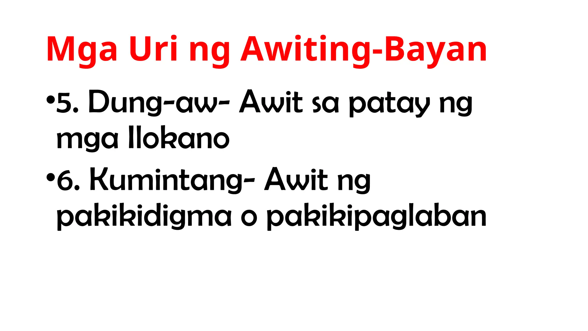 Filipino 7 Awiting-Bayan at Mga Uri Nito.pptx