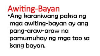 Filipino 7 Awiting-Bayan at Mga Uri Nito.pptx