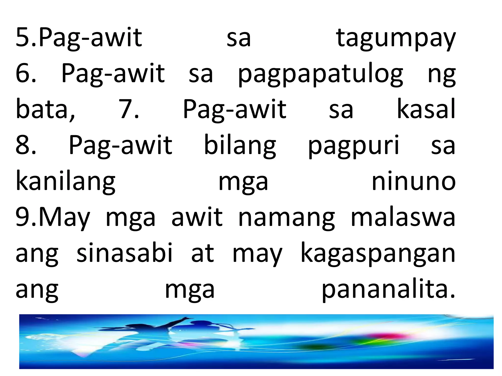 Awiting - Bayan | PPTX