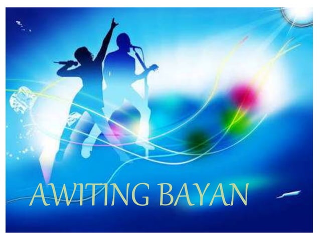 Awiting - Bayan | PPTX