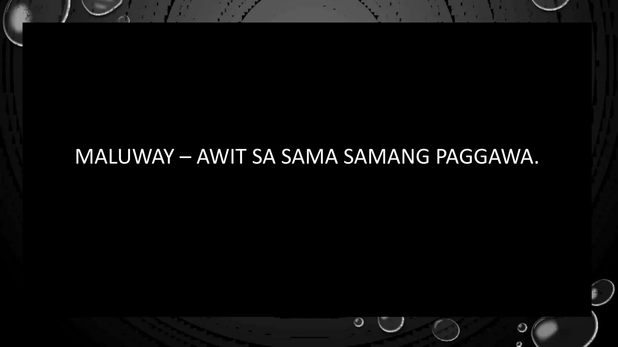 AWITING BAYAN SA BISAYAS NG PILIPINAS AT | PPTX