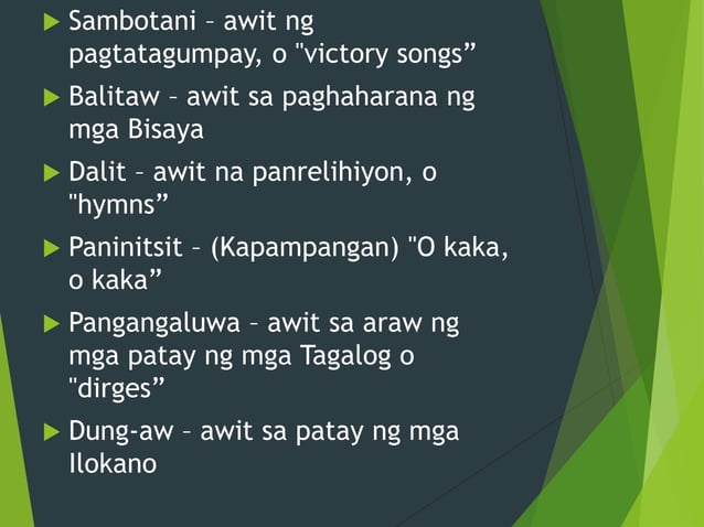 awiting bayan -a lesson in Filipino 7- third quarter | PPT