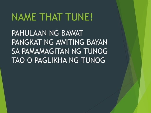 awiting bayan -a lesson in Filipino 7- third quarter | PPT